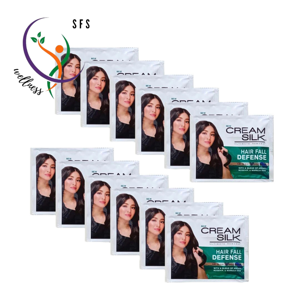 Cream Silk Hair Fall Defense Conditioner (11mL x 12 Sachets) | Shopee ...