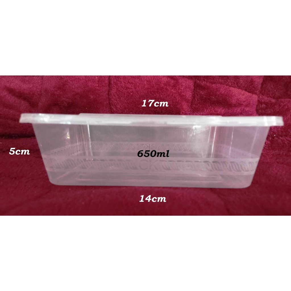 Rectangular Container disposable Microwavable Food 10 pcs 500ml, 650ml, 750ml, 1000ml | Shopee ...