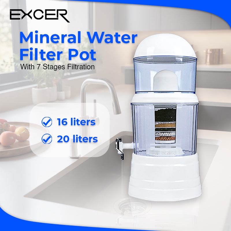 Water Purifier Filter Pot 16 Liter W/ Filter Replacement available to ...
