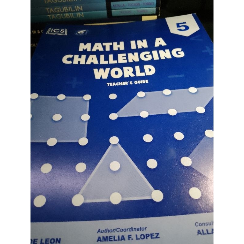 MATH A CHALLENGING WORLD grade 5 Teachers guide (brandnew | Shopee ...