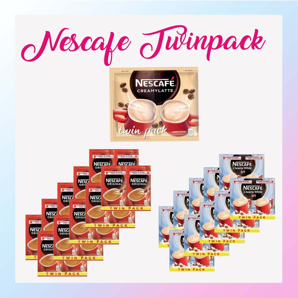 Nescafe 3-in-1 Coffee Twin Pack 52g - Pack of 10 - LIVE | Shopee ...