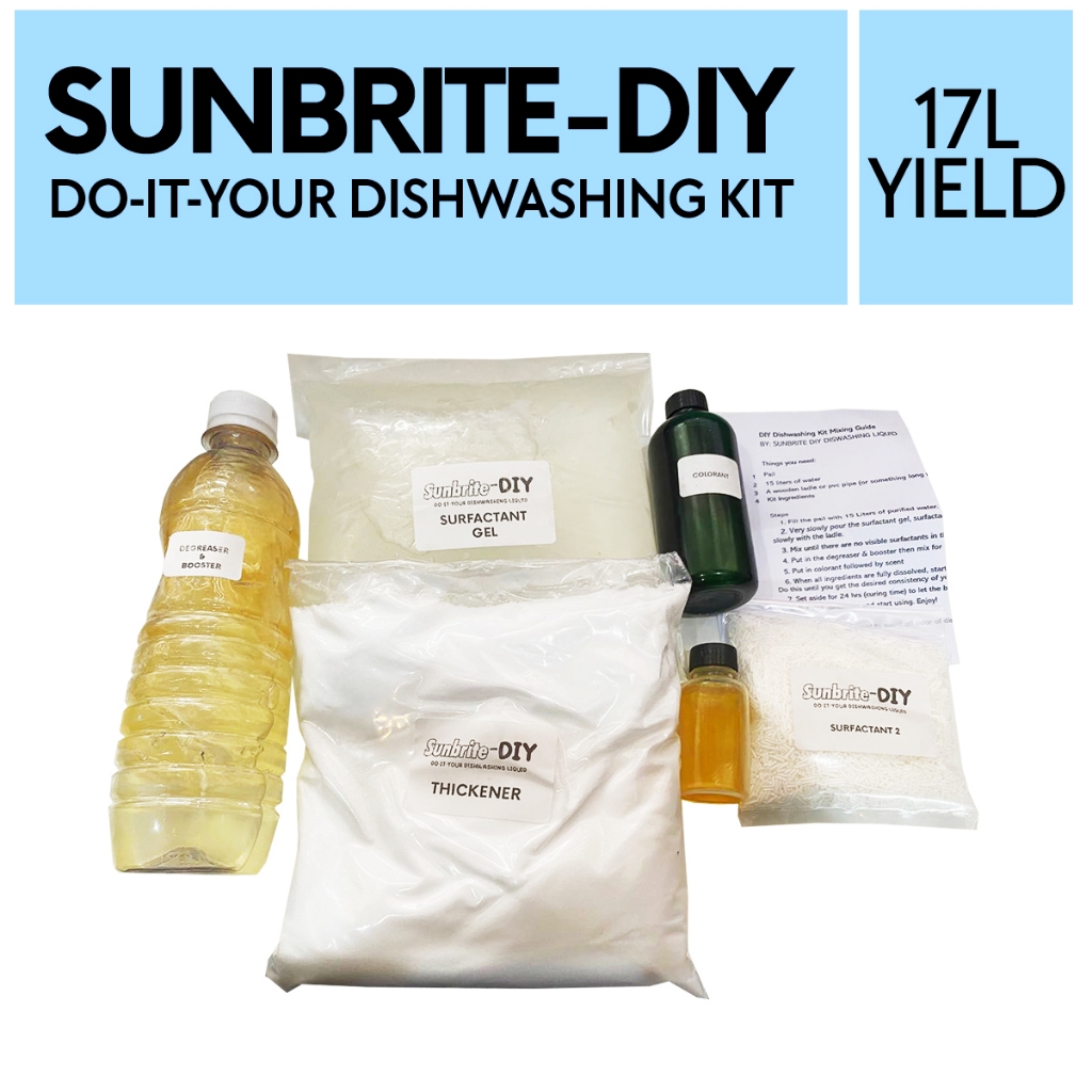 Sunbrite-DIY | Do-It-Your Dishwashing Liquid Kit 17L Yield | Everyday ...