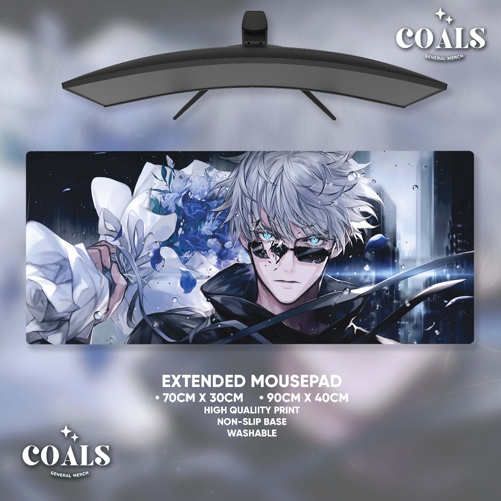 GOJO JUJUTSU KAISEN Extended Mousepad | Large Gaming Deskmat Deskpad ...