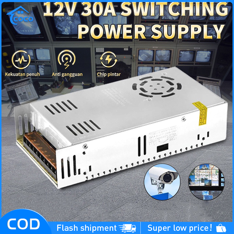 220V input DC 12V 30A output 360W Power Supply Switching Power Supply ...