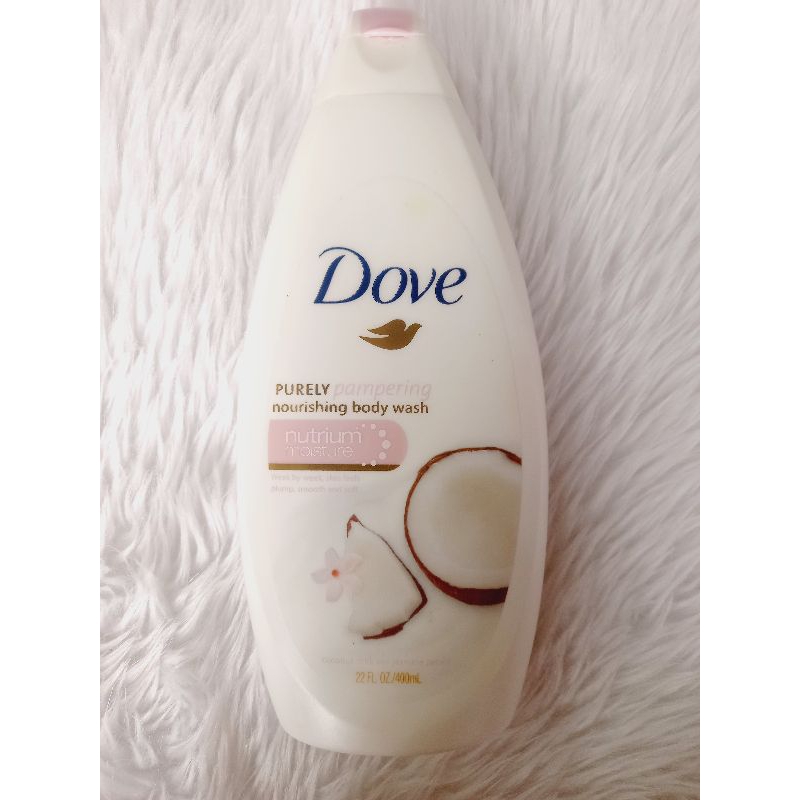 DOVE PURELY PAMPERING NOURISHING BODY WASH NUTRIUM MOISTURE 400ML ...