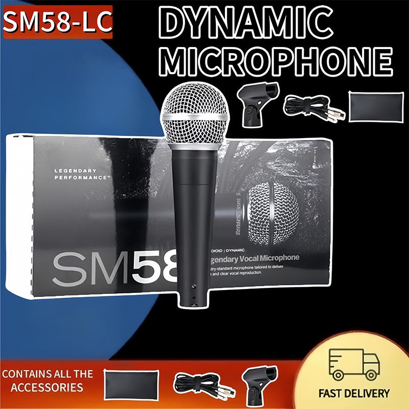 SM-58 Original Wired Microphone Professional Handheld Full Metal Ring ...
