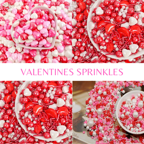Valentines Sprinkle / Edible Sprinkle / Cake Sprinkle / Love Sprinkle ...