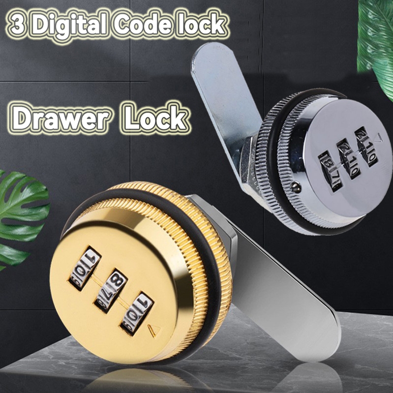 Digital Code Lock Password Locks For Cabinet Drawer Combination Cabinet Lock Alloy Password Lock ...