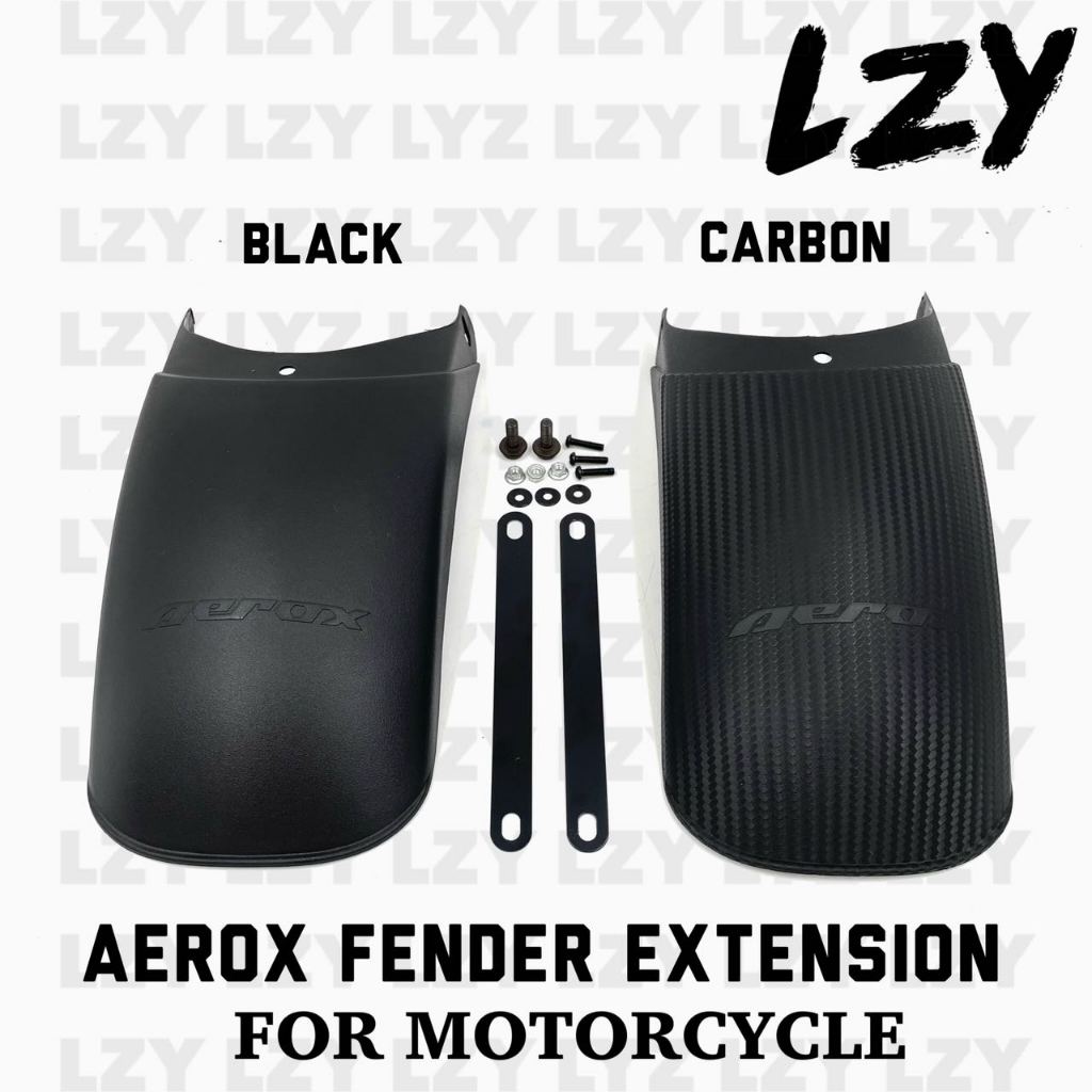 Aerox Fender Extension Mudguard with Aerox Logo and Bracket for V1 & V2 ...