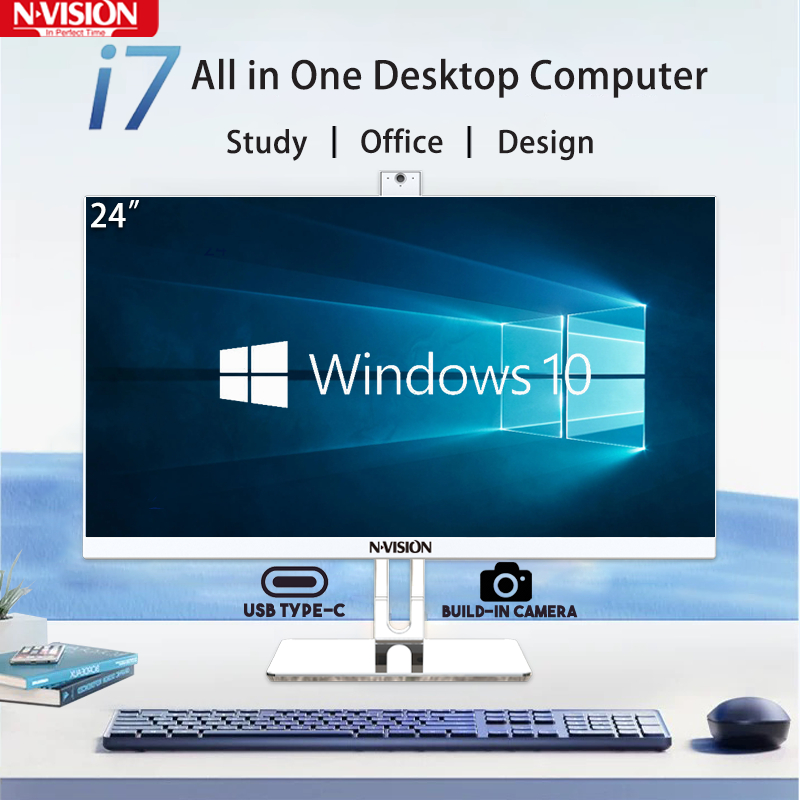 Nvision 24" All in One PC intel Core i5/i7 I 16GB RAM I 512GB SSD Full ...