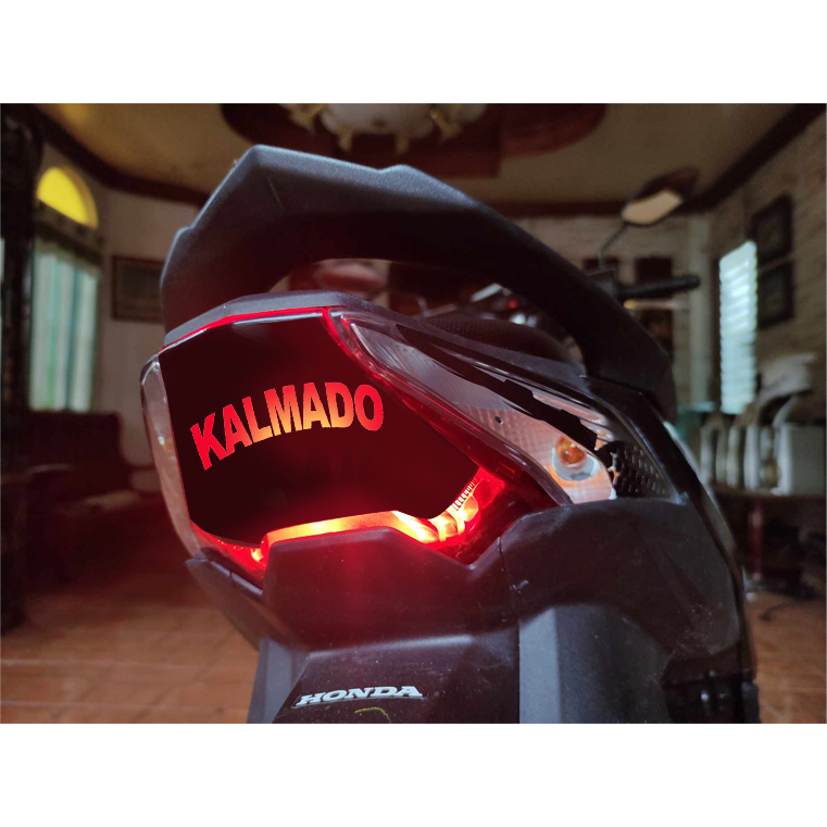 Honda Beat FI 2023 Model V3 Tail Light Decal Sticker Kalmado V1 Design ...
