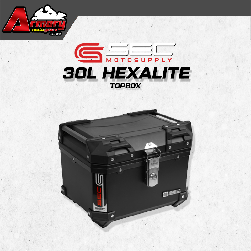 SEC TOPBOX (ALLOY & POLYCARBONATE)( 45L & 30L) | Shopee Philippines
