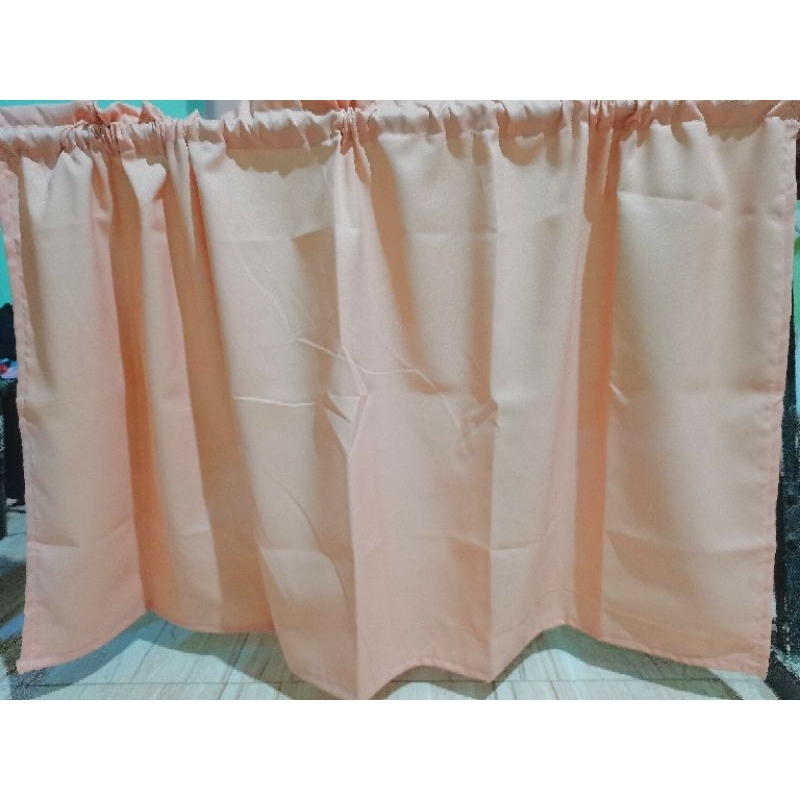 Plain Colors Sink/Lababo and Valance Curtain non Ring | Shopee Philippines