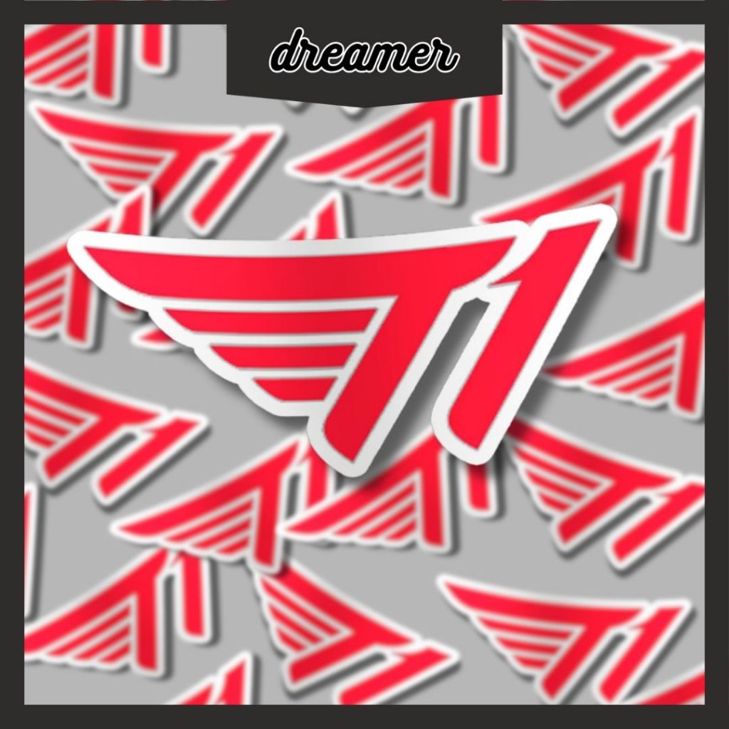 T1 ESPORTS GAMING STICKER BOMB WATERPROOF STICKERS | UPDATED | Shopee ...