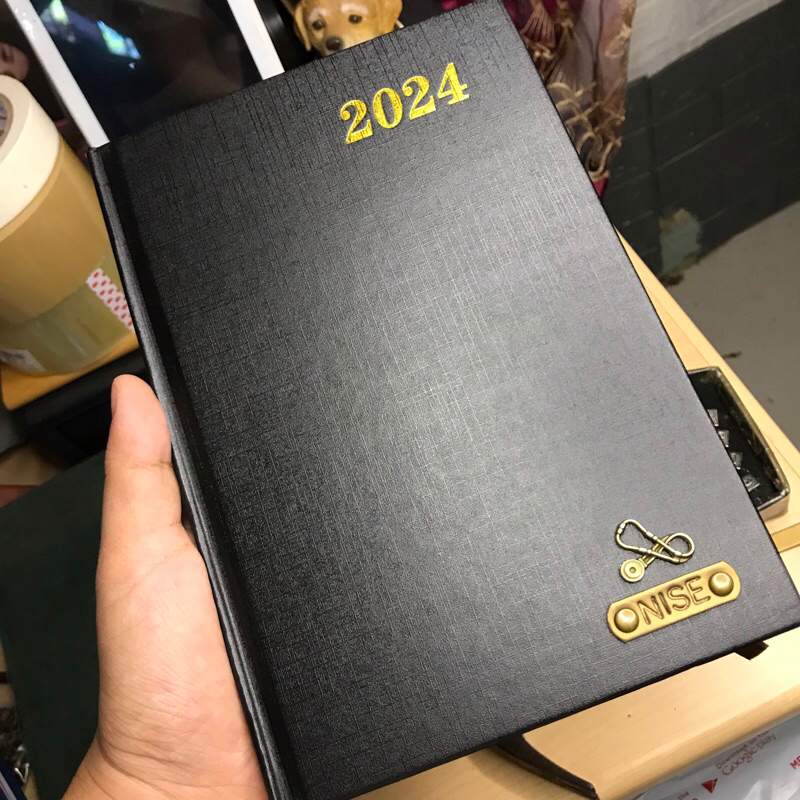 Personalized Planner 2024 With Box Hardbound Cover 2024 Leather Planner ...
