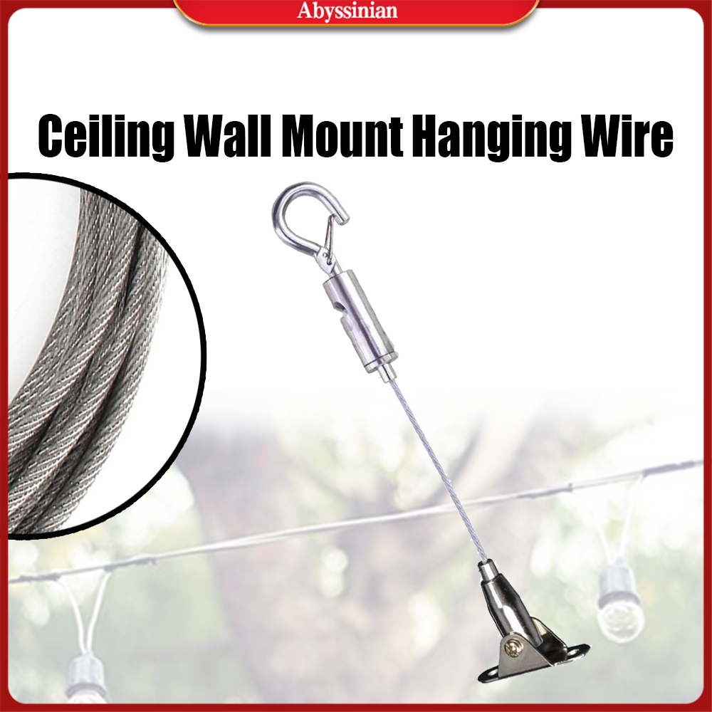 2PCS Exhibition Painting Wire Hanging Rope Wire Rope Hanging Code ...