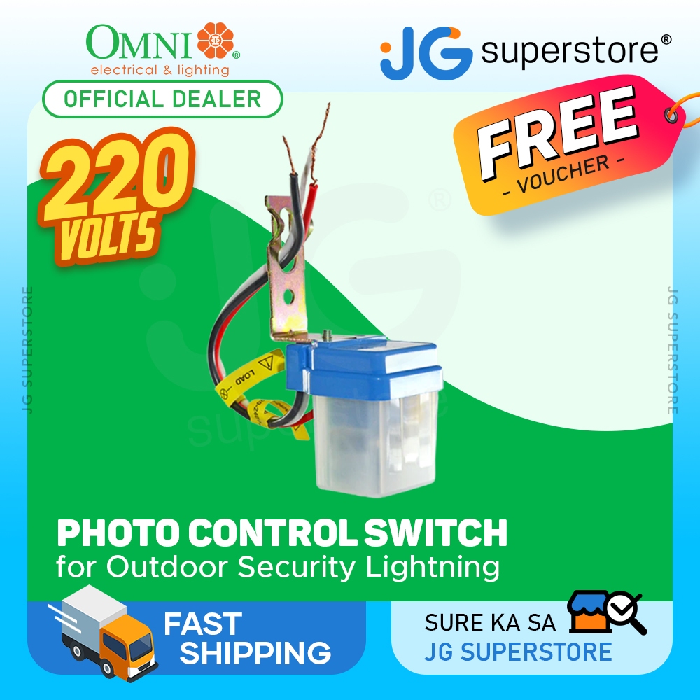 OMNI Photoswitch Photo Control Switch Aut Light Sensor Photocell 6A ...