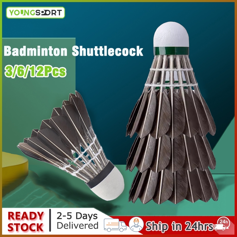 3/6/12Pcs Badminton Shuttlecock Stable Badminton to Play Stable Outdoor ...