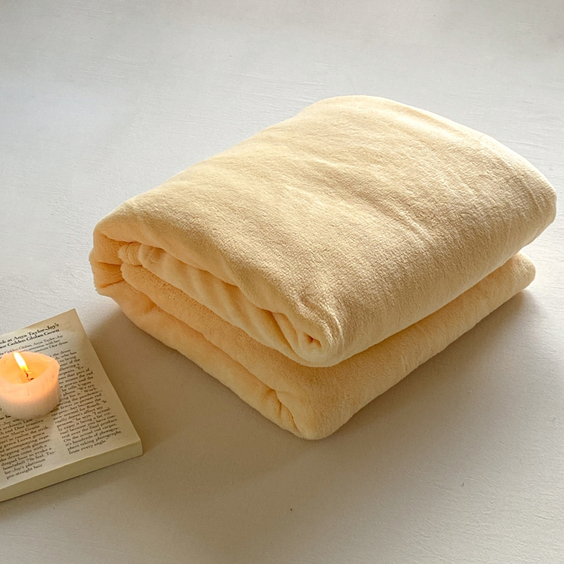 Plain Blanket Super Soft Perfect For Warm Solid Color Microfiber Plush ...
