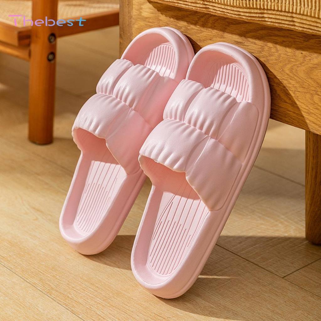 Indoor Home Thin Strip Rubber Slippers for women slip on DOUBLE SIZE ...