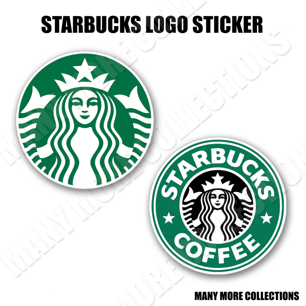Starbucks Coffee Logo Waterproof Vinyl Stickers | Size 2.5 inches ...