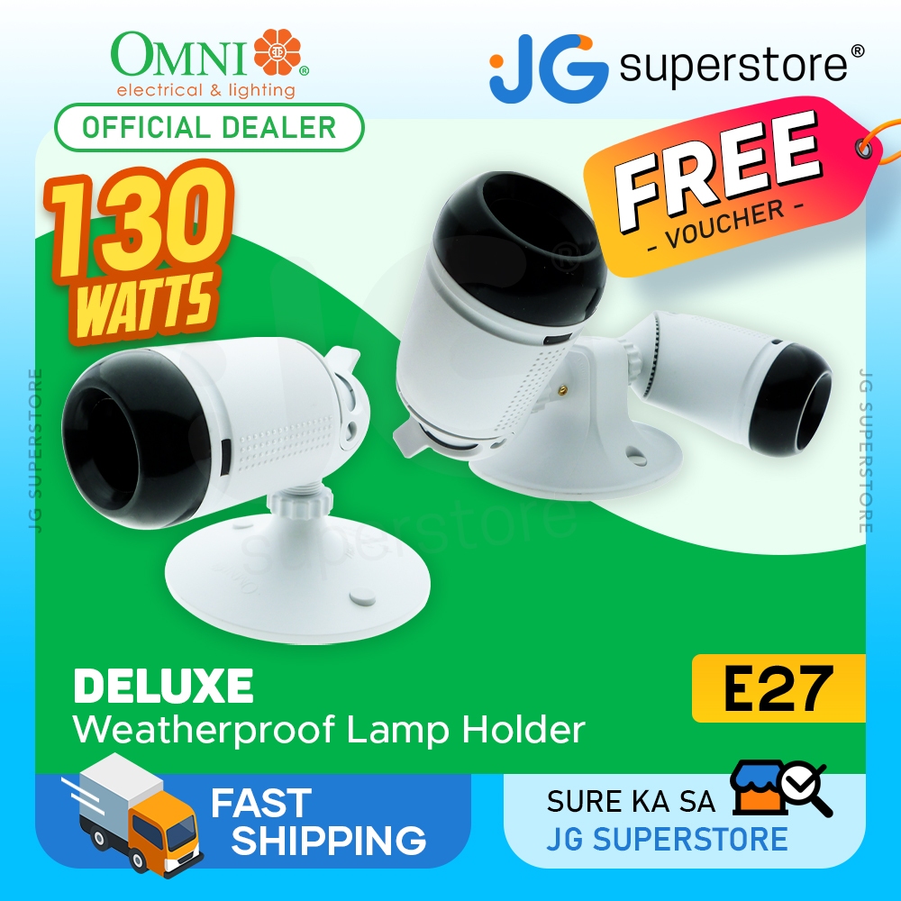 OMNI Deluxe Weatherproof Lamp Holder 130W 220V E27 IP65 Rating for ...