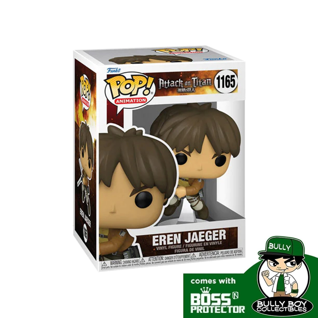 Funko POP! Animation: Attack on Titan S1 - Eren Jaeger 1165 With Boss ...