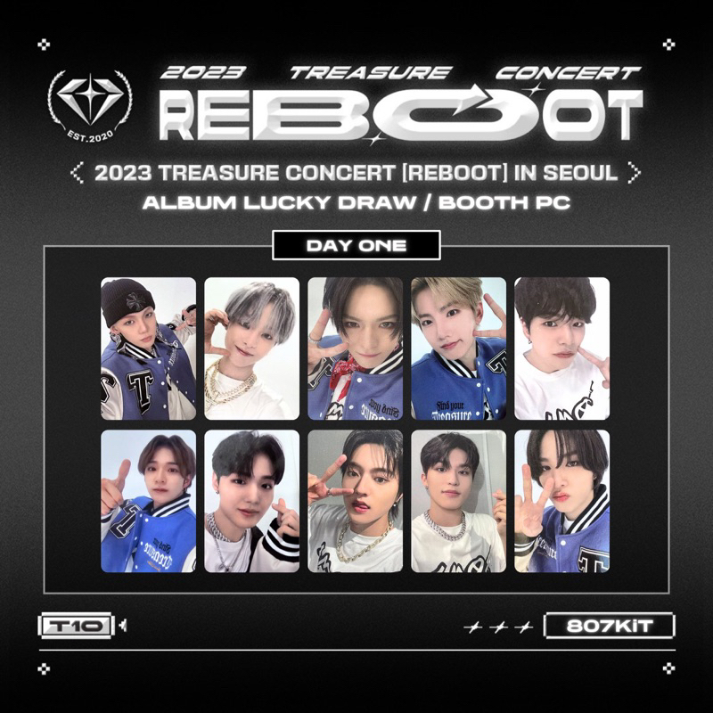 [ONHAND] 2023 TREASURE CONCERT REBOOT IN SEOUL - ALBUM BOOTH - DAY 1 ...