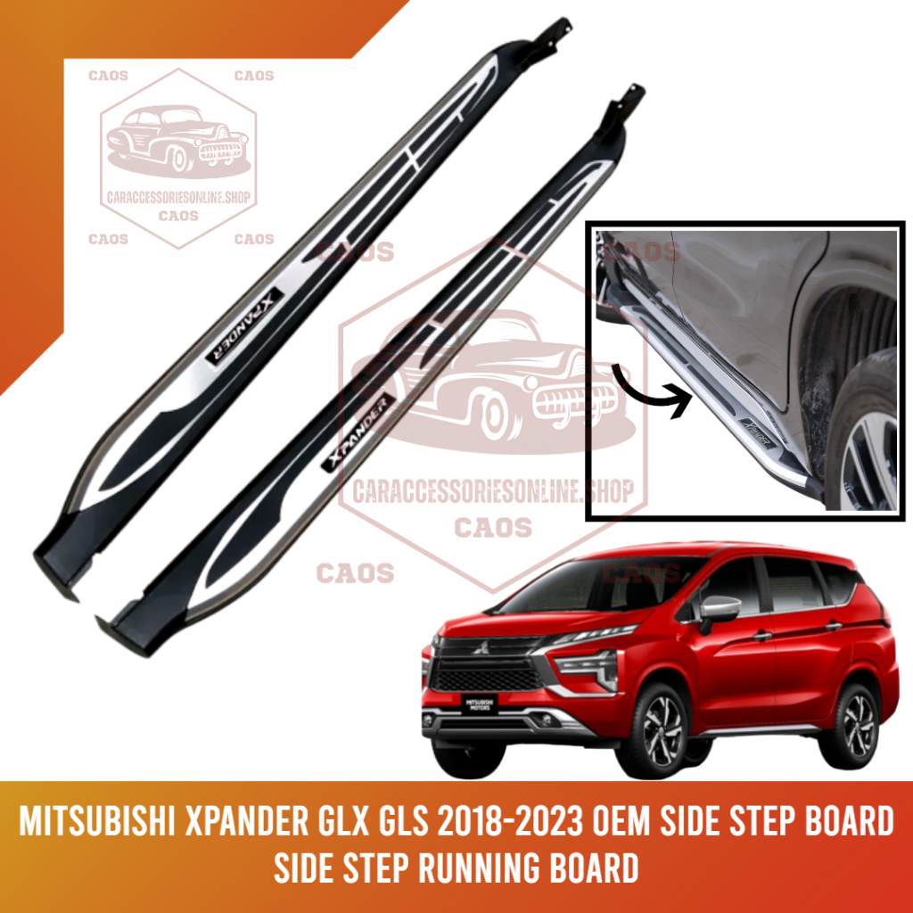 CAOS CAR RUNNING BOARD SIDESTEP BOARD FOR MITSUBISHI XPANDER GLX GLS ...