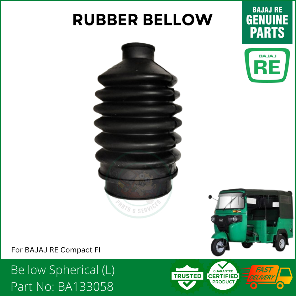 1PC Rubber Bellow (BA133058) Propeller Shaft Boots for BAJAJ RE Compact ...