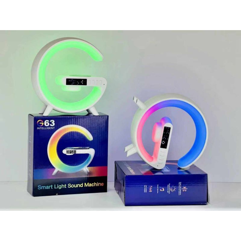 G63 Bluetooth Speaker Smart Light Sound Machine with Wireless Charging ...