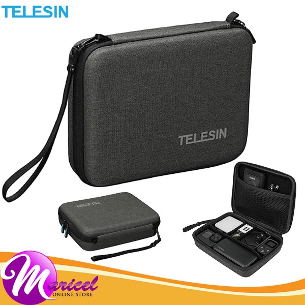 Telesin Action Camera Modular DIY EVA Storage Handbag Travel Carrying ...