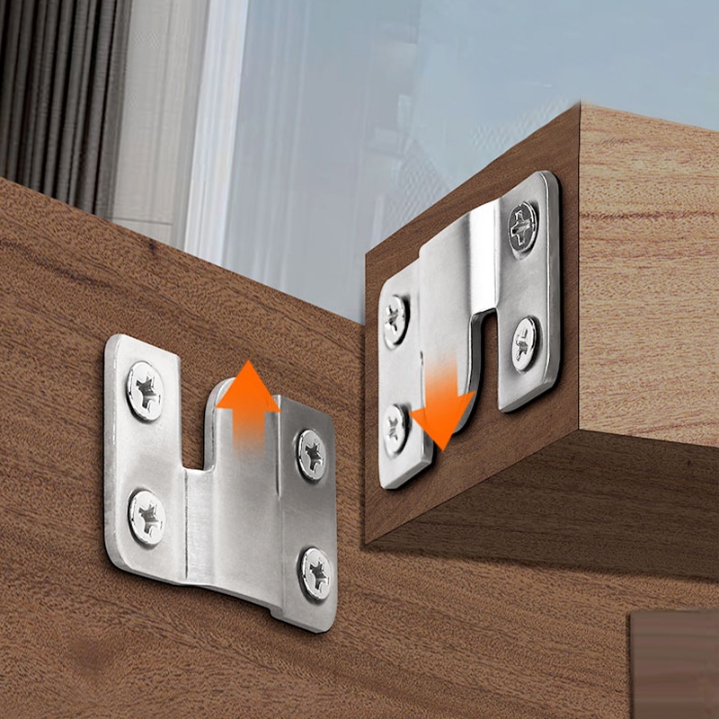 8pcs Interlocking Furniture Connector Bracket Hanging Display Interlock ...