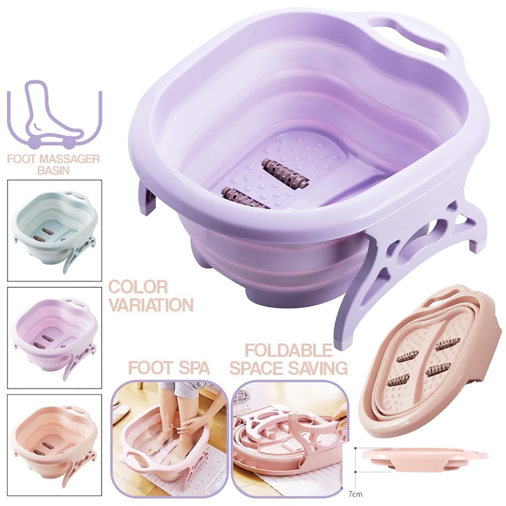 Multi-Function Collapsible Folding Foot bath Basin Foot Camping ...