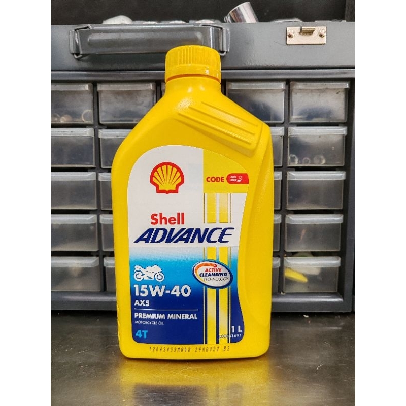 Shell Advance 4T AX5 15W-40 1Liter | Shopee Philippines
