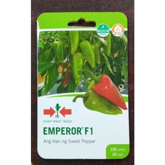 EMPEROR F1 (100 SEEDS) HYBRID SWEET PEPPER SEEDS ATSAL (EAST WEST SEEDS ...