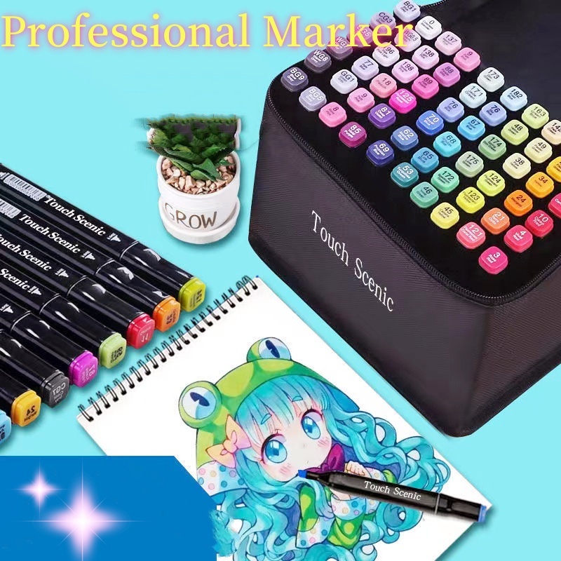 Professional Painting Markers Double-headed Sketching Markers Art ...