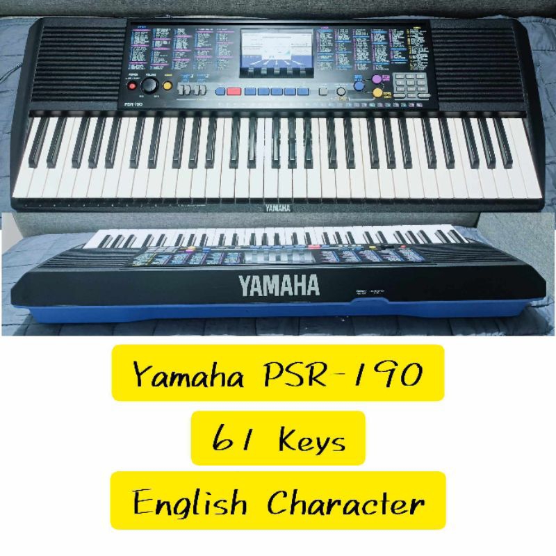Yamaha PSR-190 (61 Keys) Japan Surplus Keyboard Piano | Shopee Philippines
