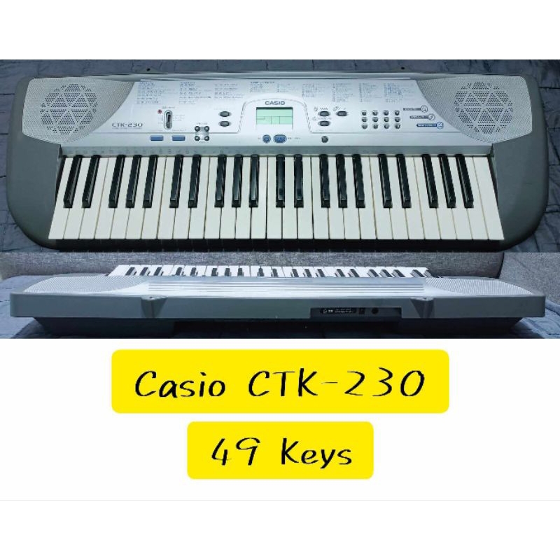 Casio CTK-230 (49 Keys) Japan Surplus Keyboard Piano | Shopee Philippines