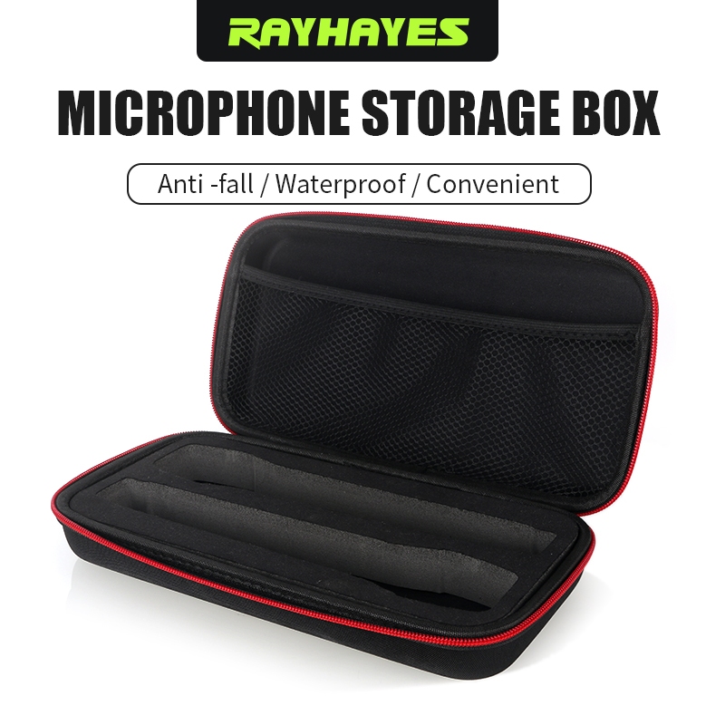 RAYHAYES RE-1 Microphone Storage Box Dual Wireless Mike Sponge ...