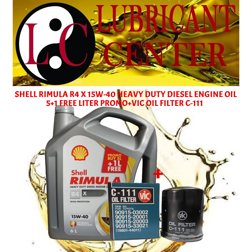 SHELL RIMULA R4 X 15W-40 HEAVY DUTY DIESEL ENGINE OIL 5+1L FREE PROMO ...