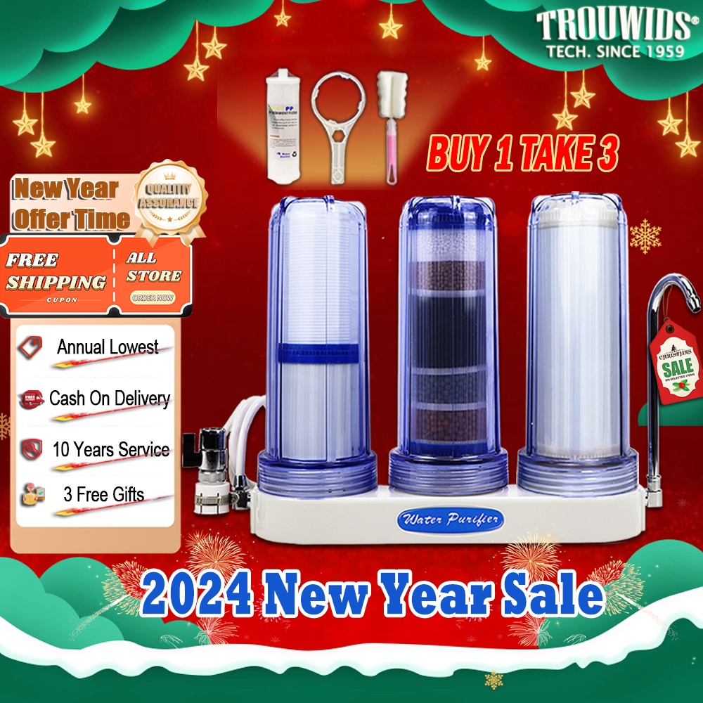 Authentic 0.01Micron Water Purifier Complete Set Enhanced 8 in 1 ...