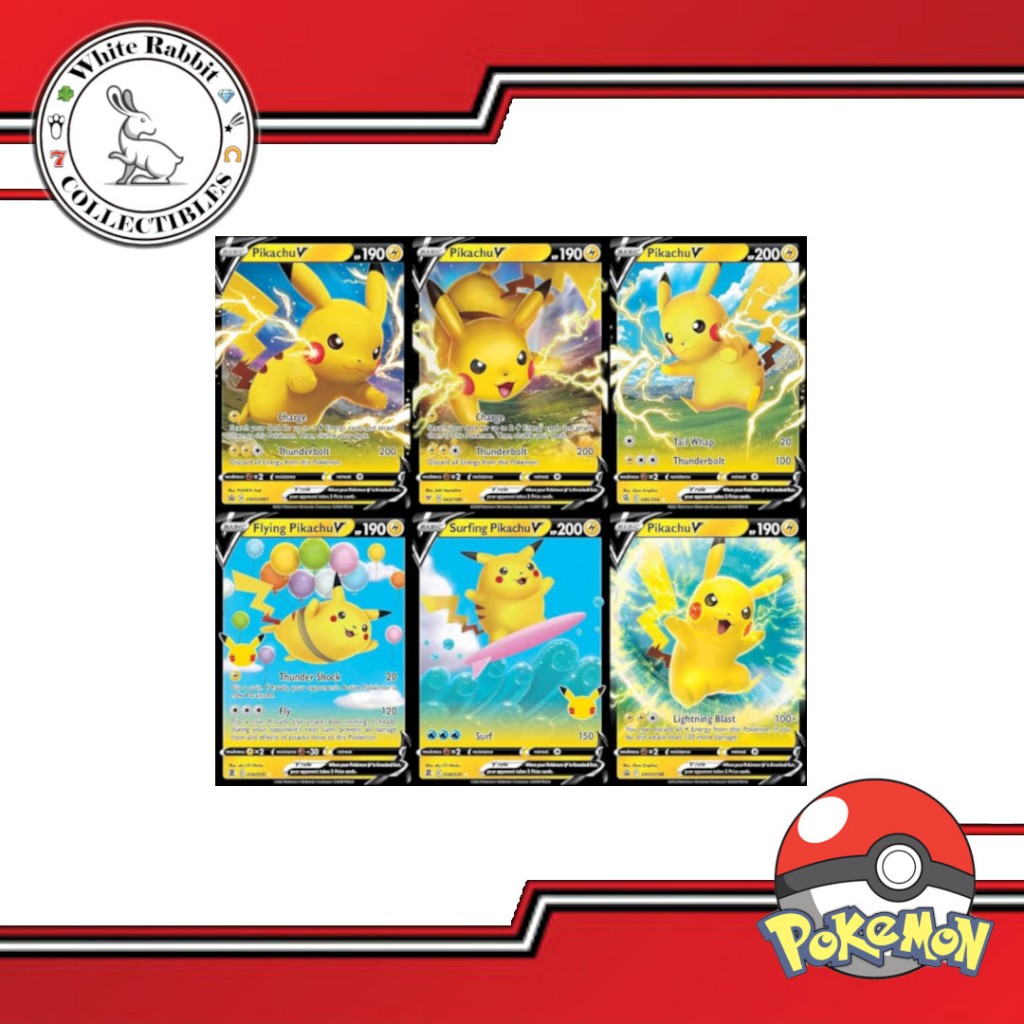 [Pokemon] [Card] Pikachu | Pikachu V | Pikachu Vmax | Shopee Philippines