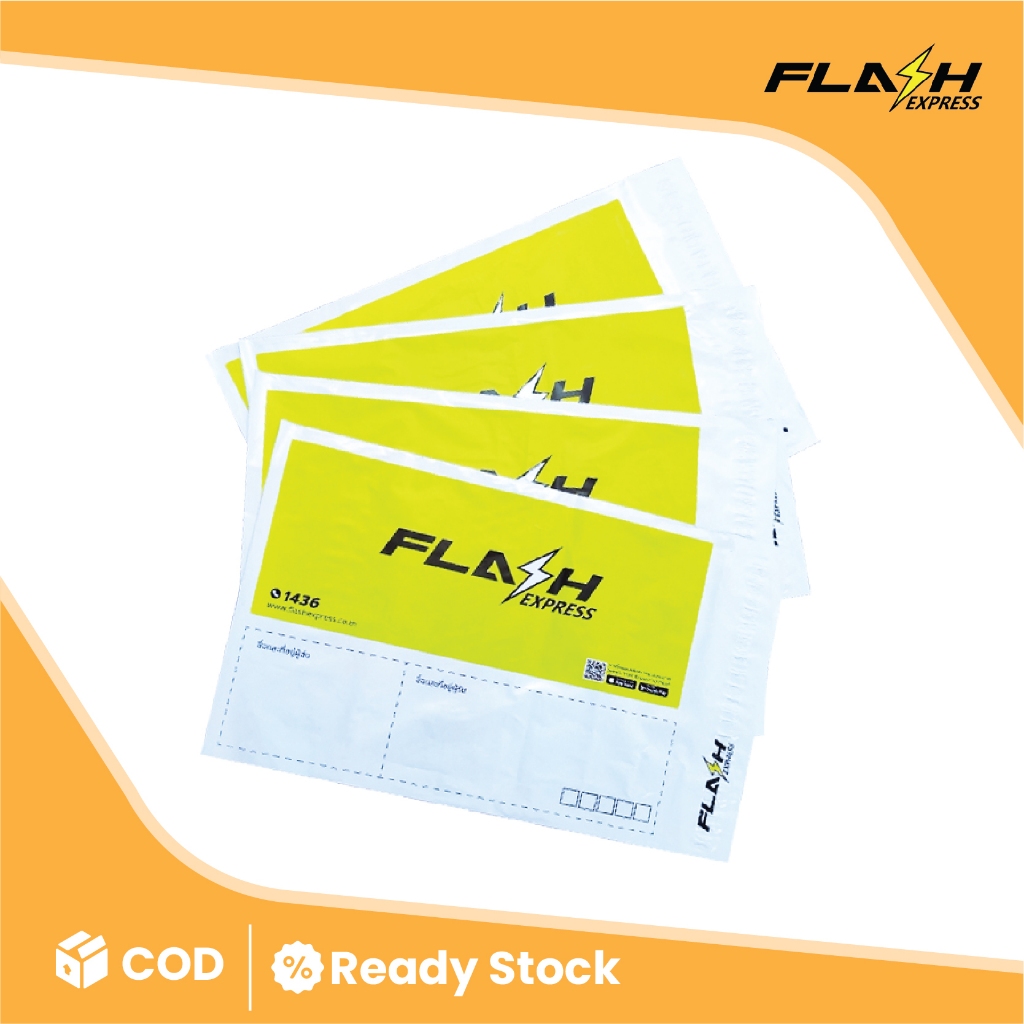 Flash Express 100pcs Courier Bags A4/ A3 Pocket Flyers Plastic Postage ...