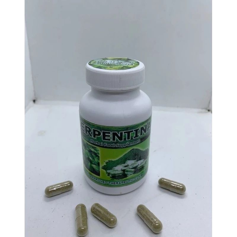 SERPENTINA HERBAL SUPPLEMENT "THE KING OF BITTER PLANT" 500mg/100 ...