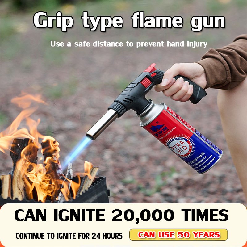 Can ignite 20,000 times Grip type flame gun Heating BBQ welding ...