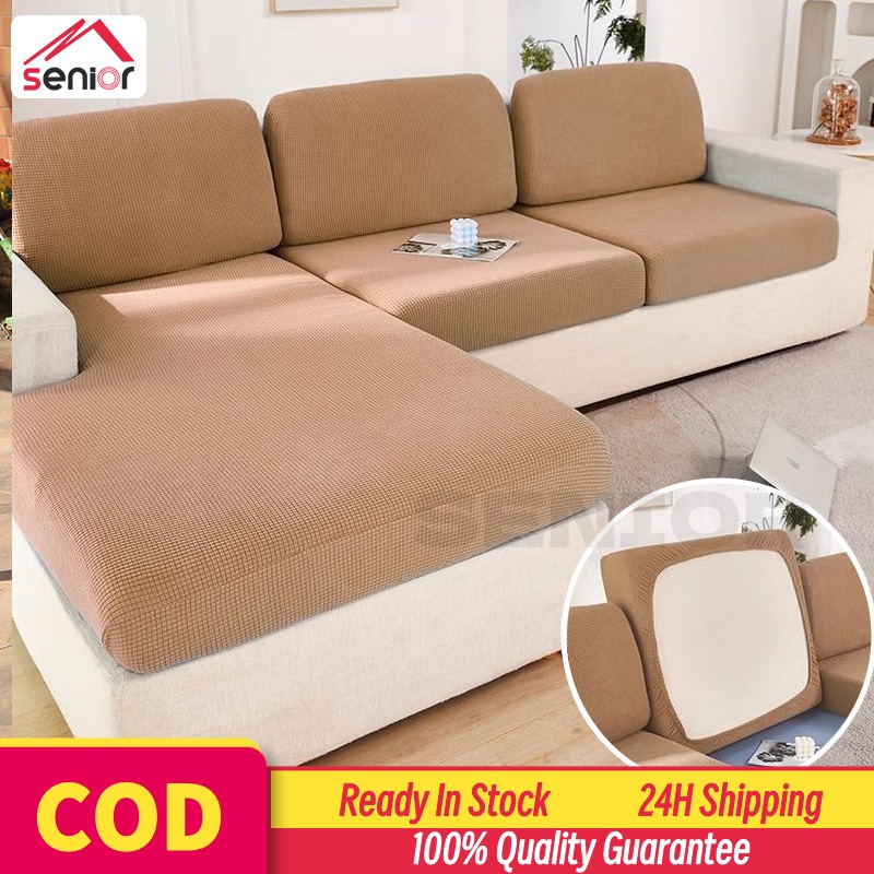 Elastic Stretchable Sofa Cover Patchwork Sofa Cover 1/2/3 Seater ...