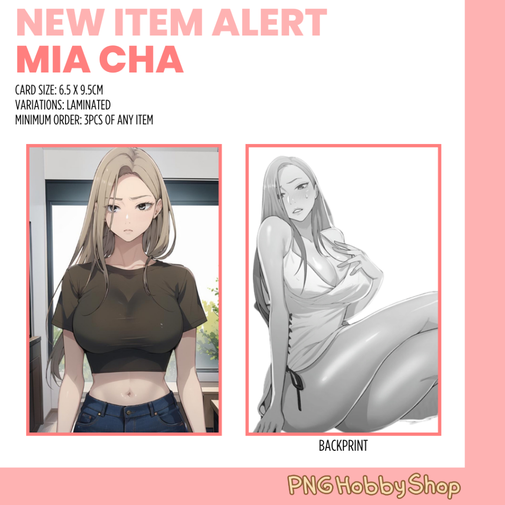 Mia Cha Secret Class Korean Manhwa Anime Photocards And Keychains Png Hobby Shop Shopee