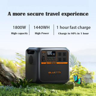 Bluetti AC180P+B80P 3052Wh/1800W Portable Power Station Multi Function Solar Generator with UPS ...