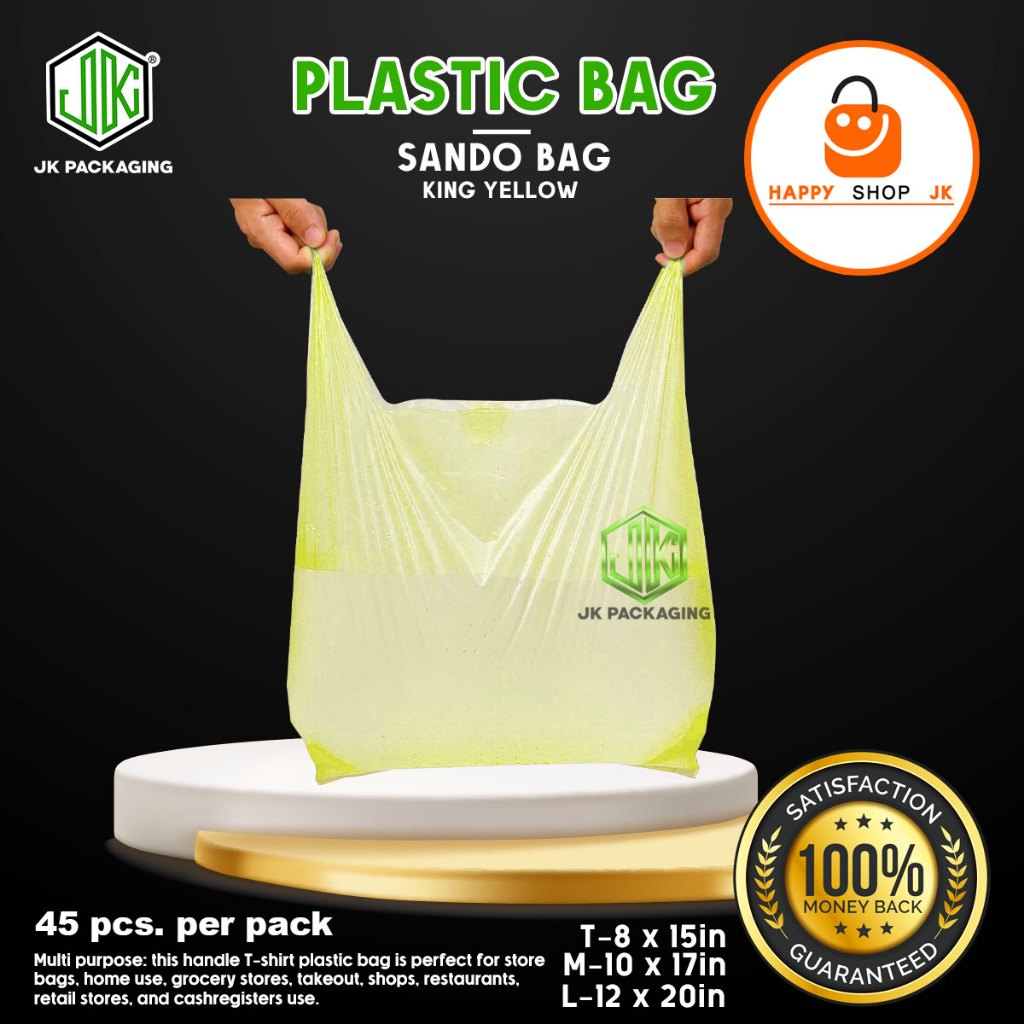 Plastic Sando Bag ( Assorted Color ) [ 45 PCS. per pack ] | Shopee ...